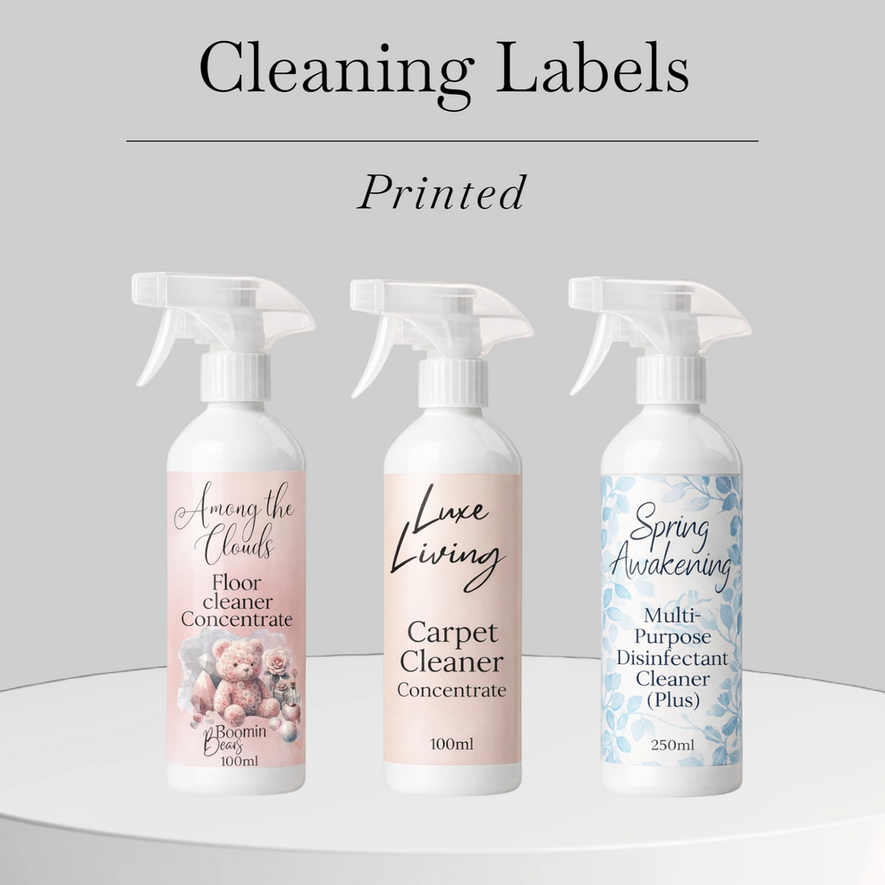 Cleaning Range - Labels – Sticky-Scented